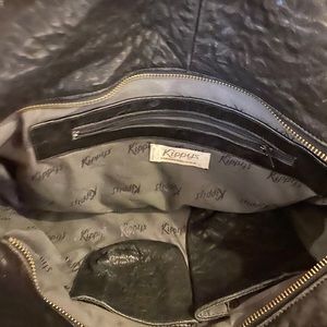 Kippys | Bags | Authentic Kippys Swarovski Leather Handbag Euc | Poshmark